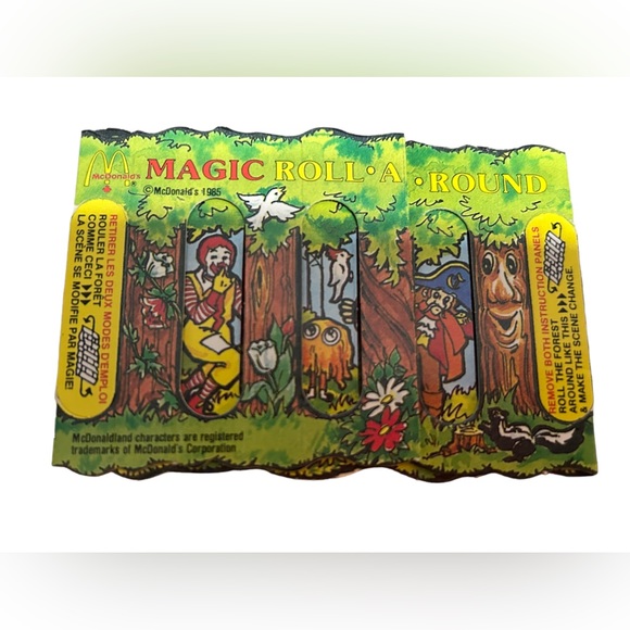 Other | Vintage 198s Mcdonalds Paper Happy Meal Treat Of The Week Magic ...